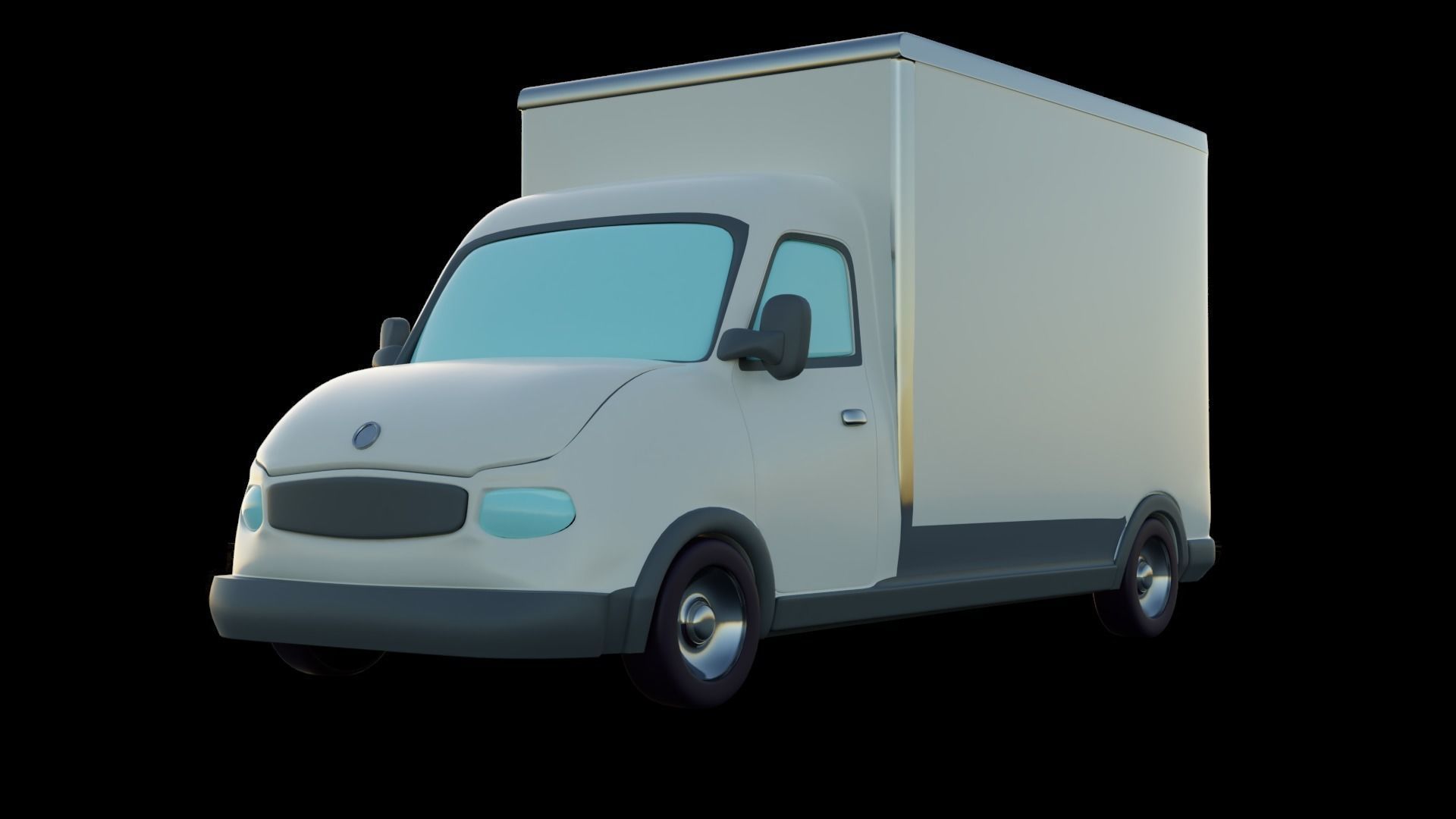 3D model Low Poly Vehicle - Lorry VR / AR / low-poly | CGTrader
