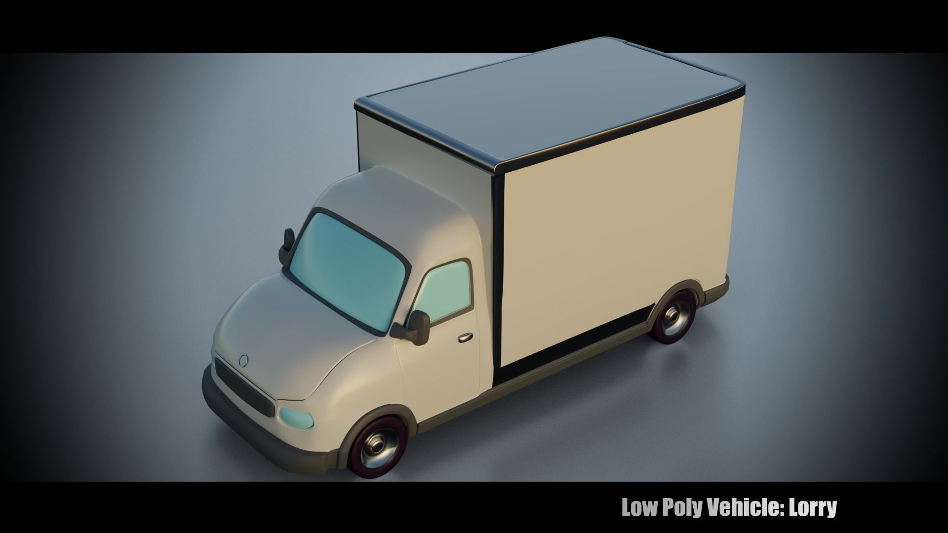 3D model Low Poly Vehicle - Lorry VR / AR / low-poly | CGTrader