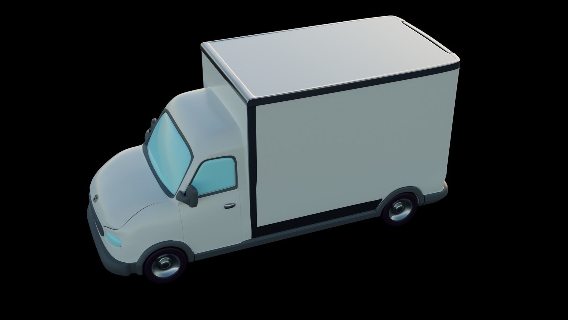 3D model Low Poly Vehicle - Lorry VR / AR / low-poly | CGTrader