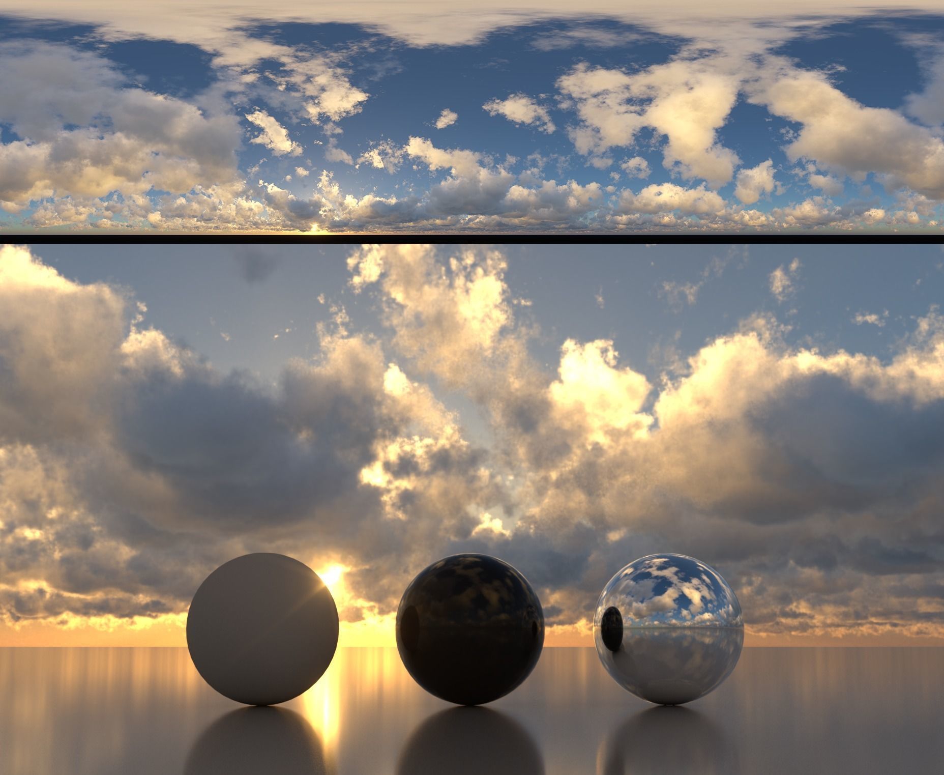 Skydome HDR - Cloudy Blue Afternoon Sky 3 Texture | CGTrader