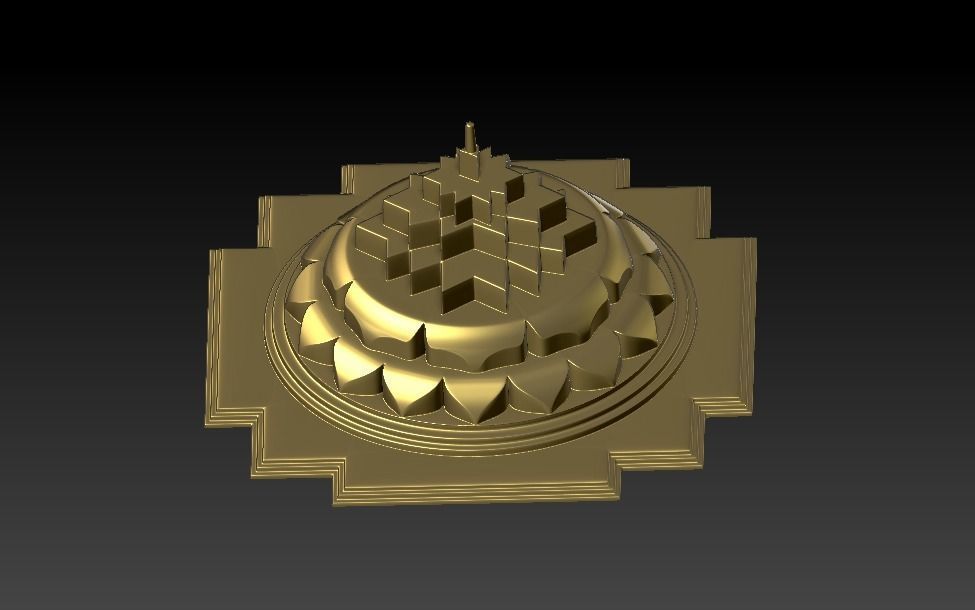 Shree yantra 3d model print 3D model 3D printable | CGTrader