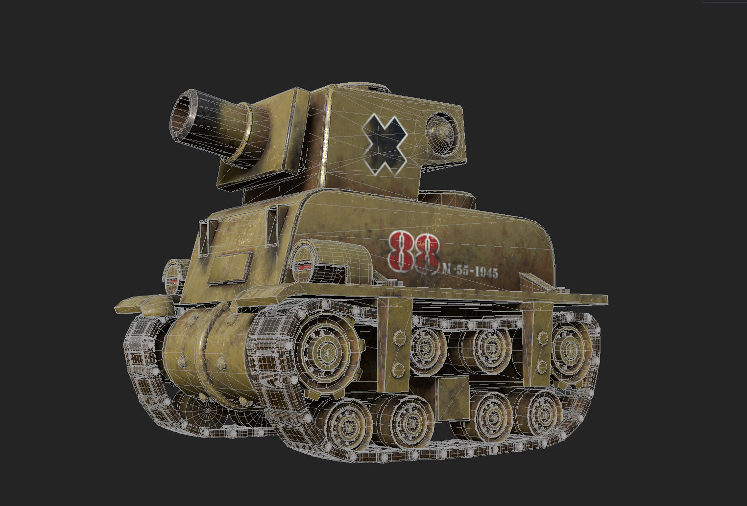 3D model Metal Slug Tank VR / AR / low-poly | CGTrader
