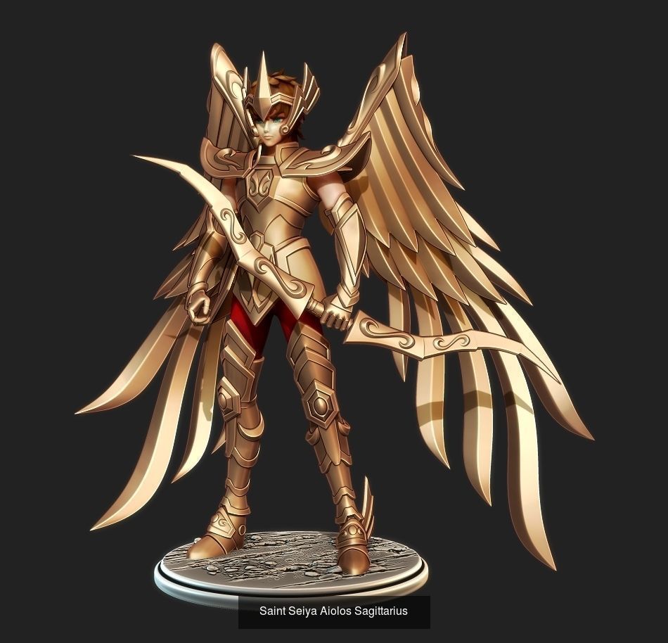 Saint Seiya Premium Pack 1 3D Model Collection | CGTrader