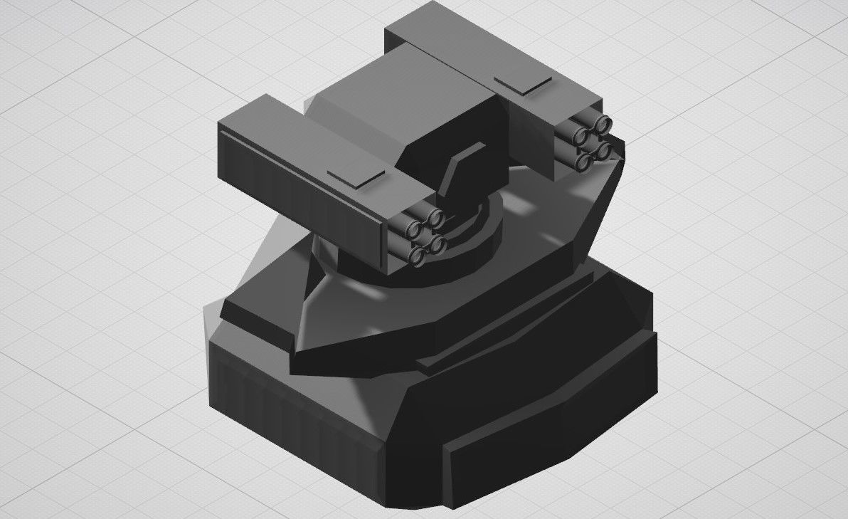 Blender Turret Introduction 3D model | CGTrader