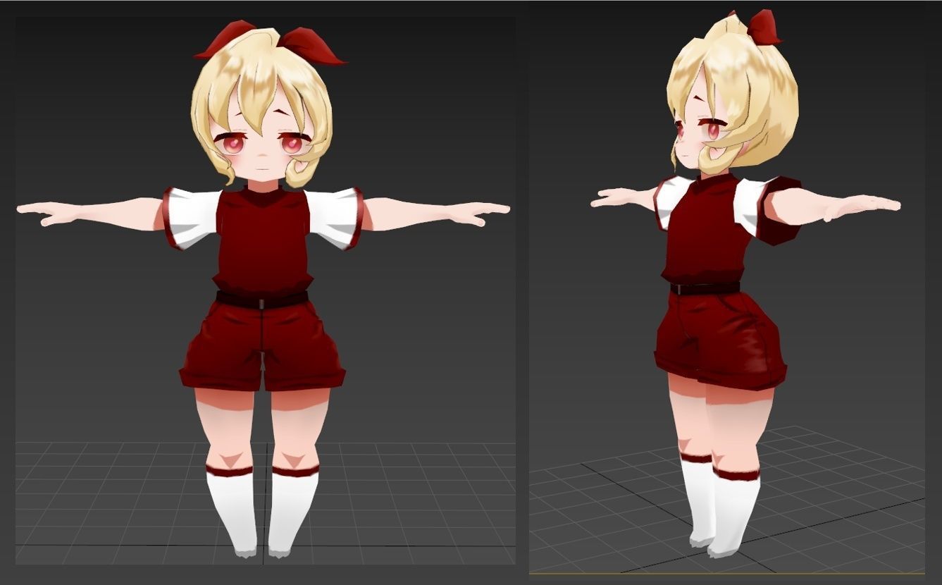 Rocksana VRChat Avatar commissions open free VR / AR / low-poly 3D ...