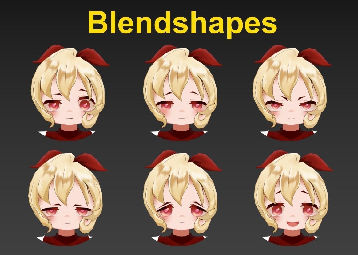 Rocksana VRChat Avatar commissions open free VR / AR / low-poly 3D ...