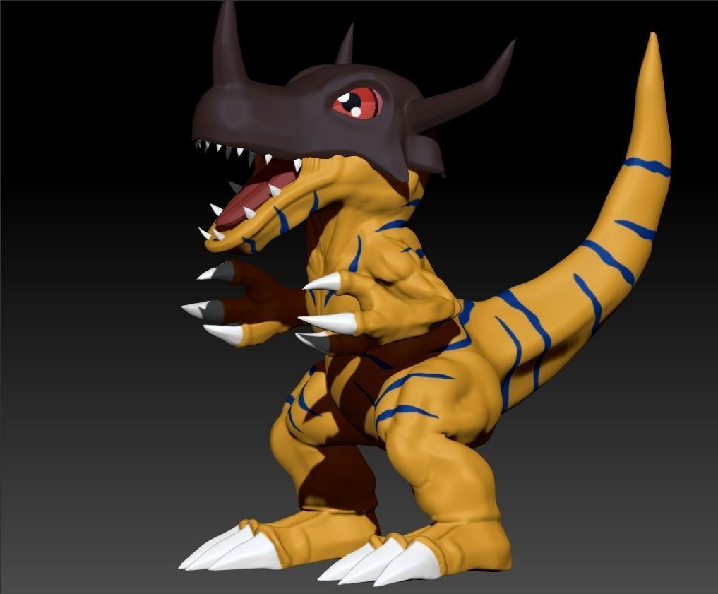 3D print model Greymon - Digimon Adventure | CGTrader