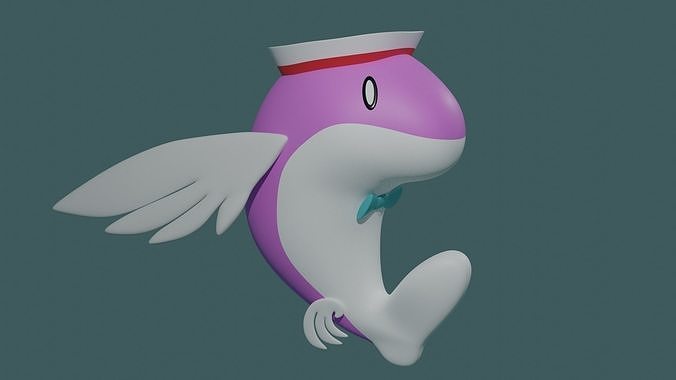 Flying Fish Doll 3D model | CGTrader