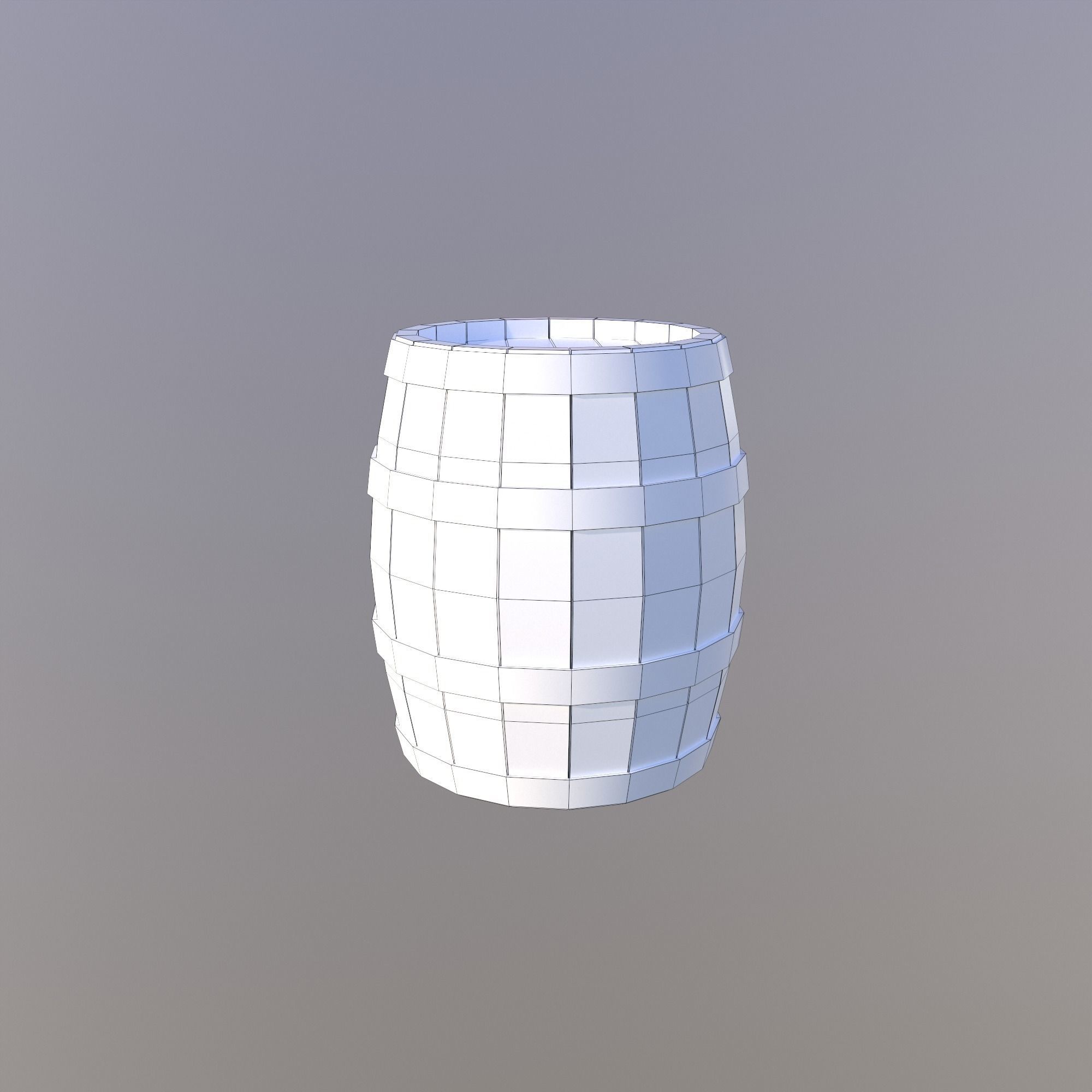 Wooden Barrel free VR / AR / low-poly 3D model | CGTrader