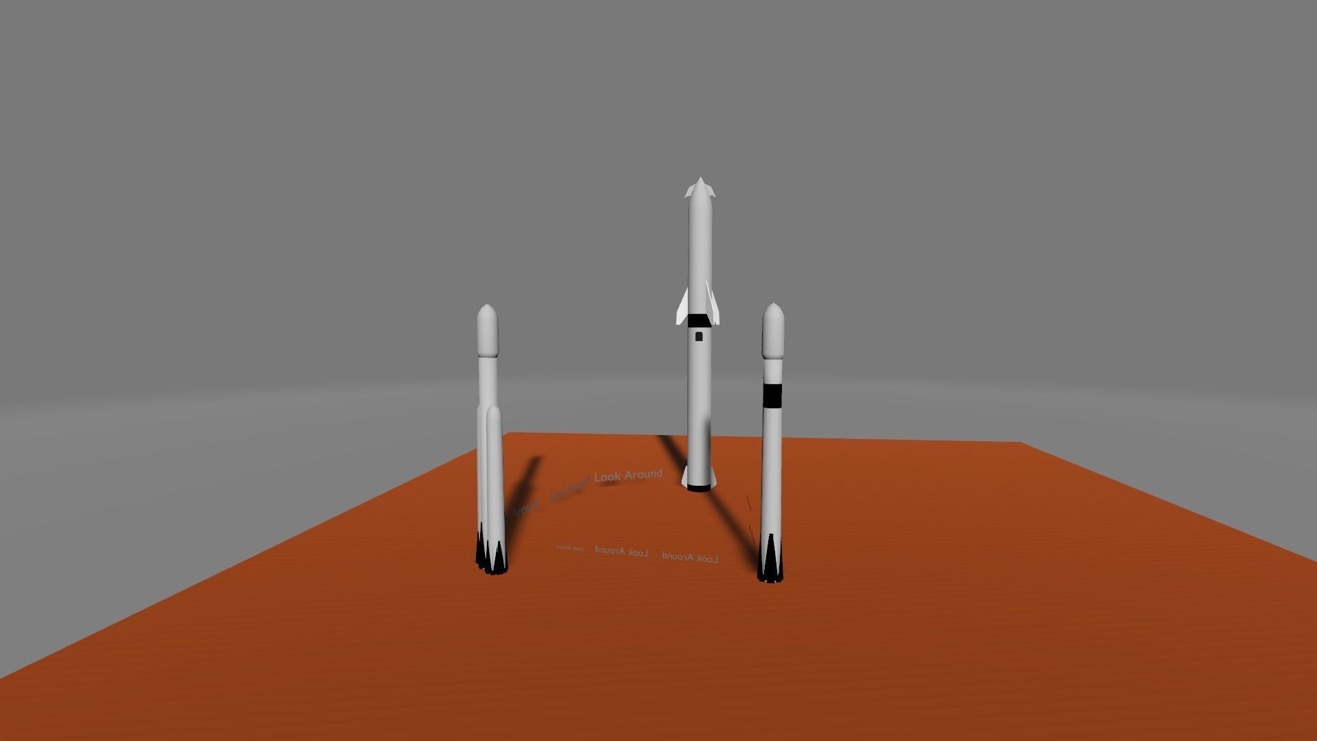 3D Model Collection Space-X Rocket VR / AR / low-poly | CGTrader