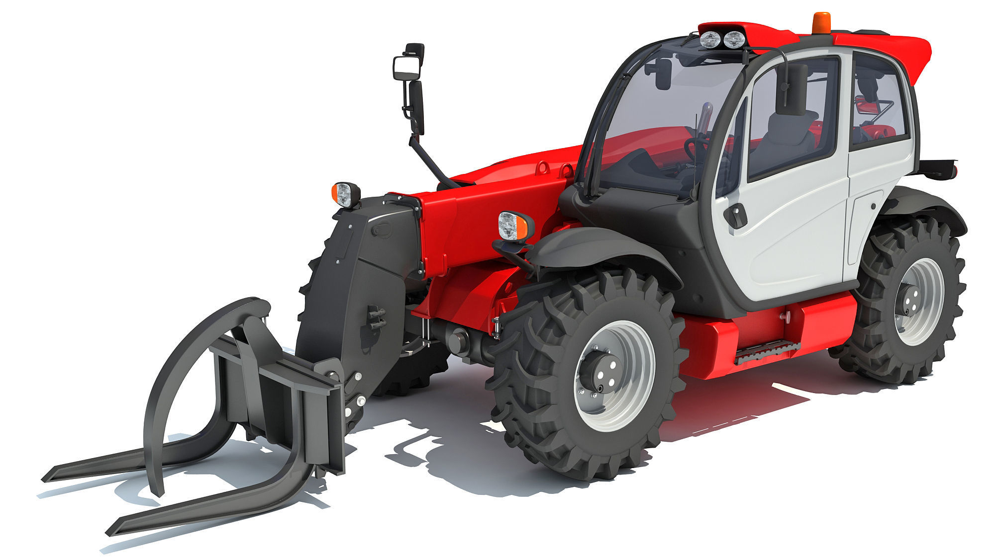 Telehandler 3D model | CGTrader
