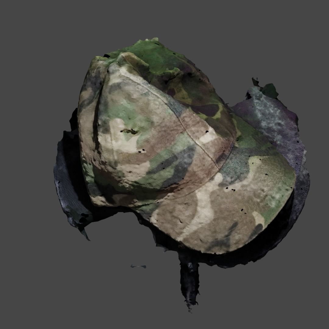 military cap 3D model | CGTrader
