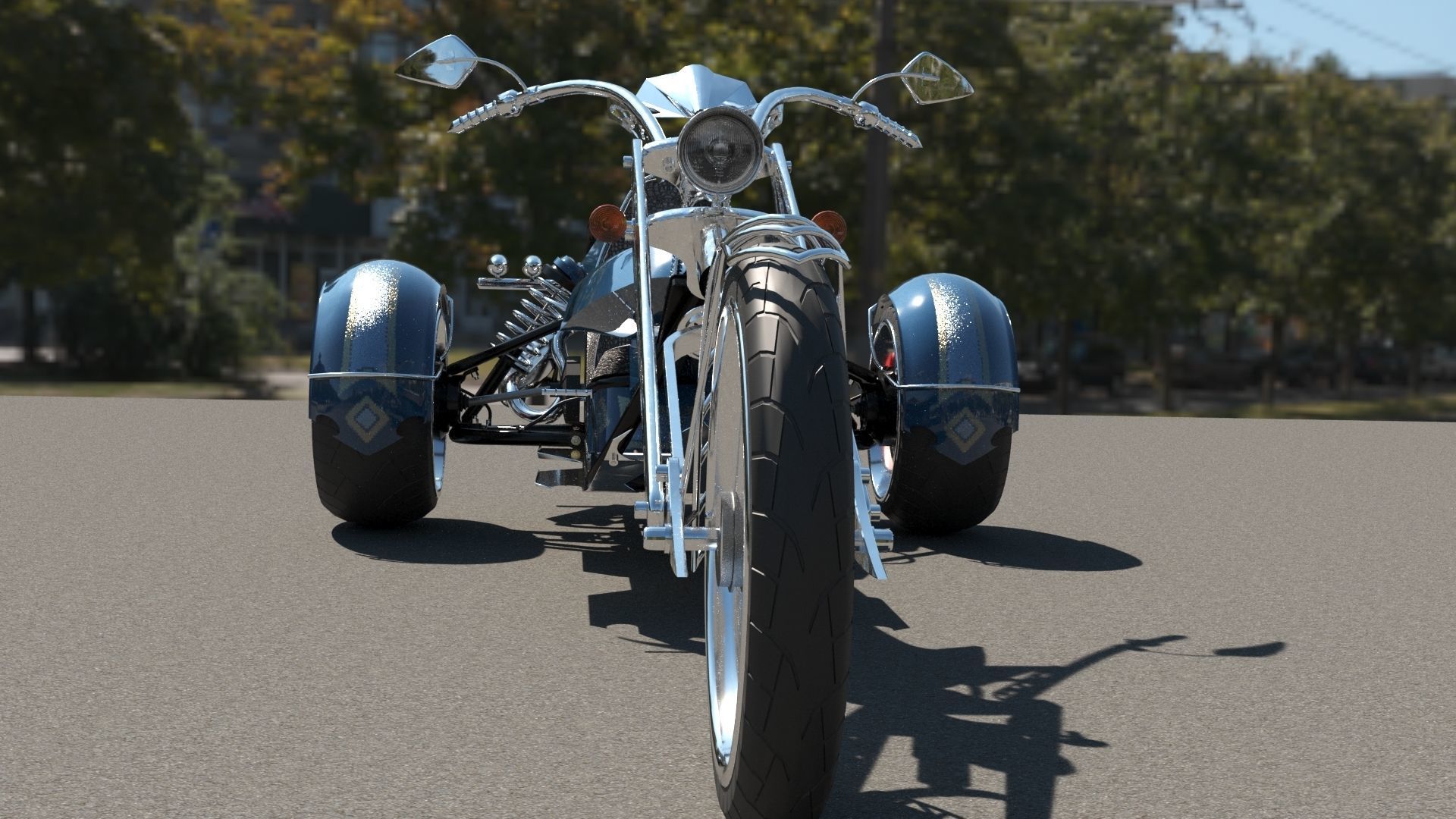 Trike bike 3D model | CGTrader