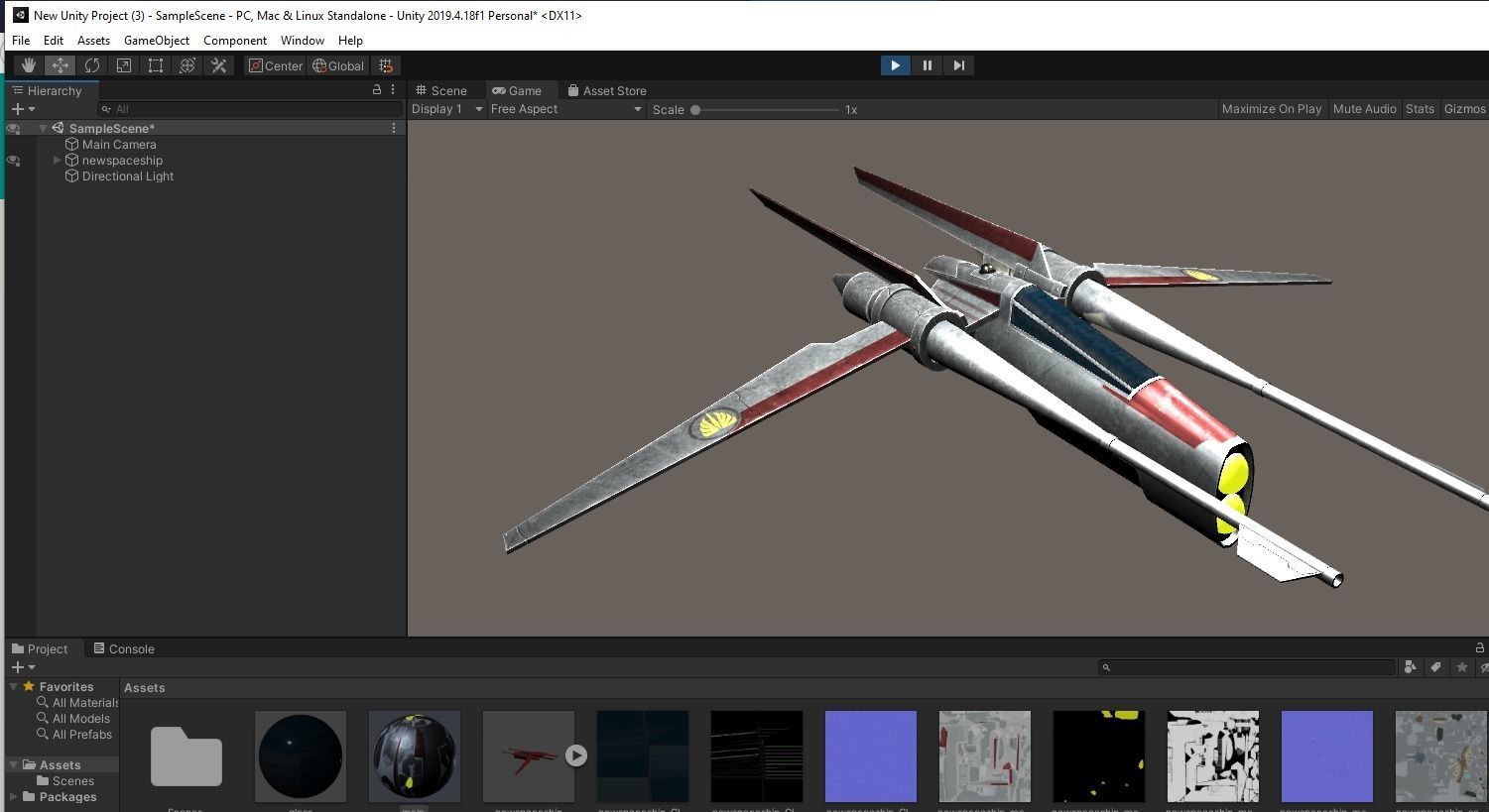 3D model Jedi Vector Star Fighter- Star wars Highrepublic VR / AR / low ...