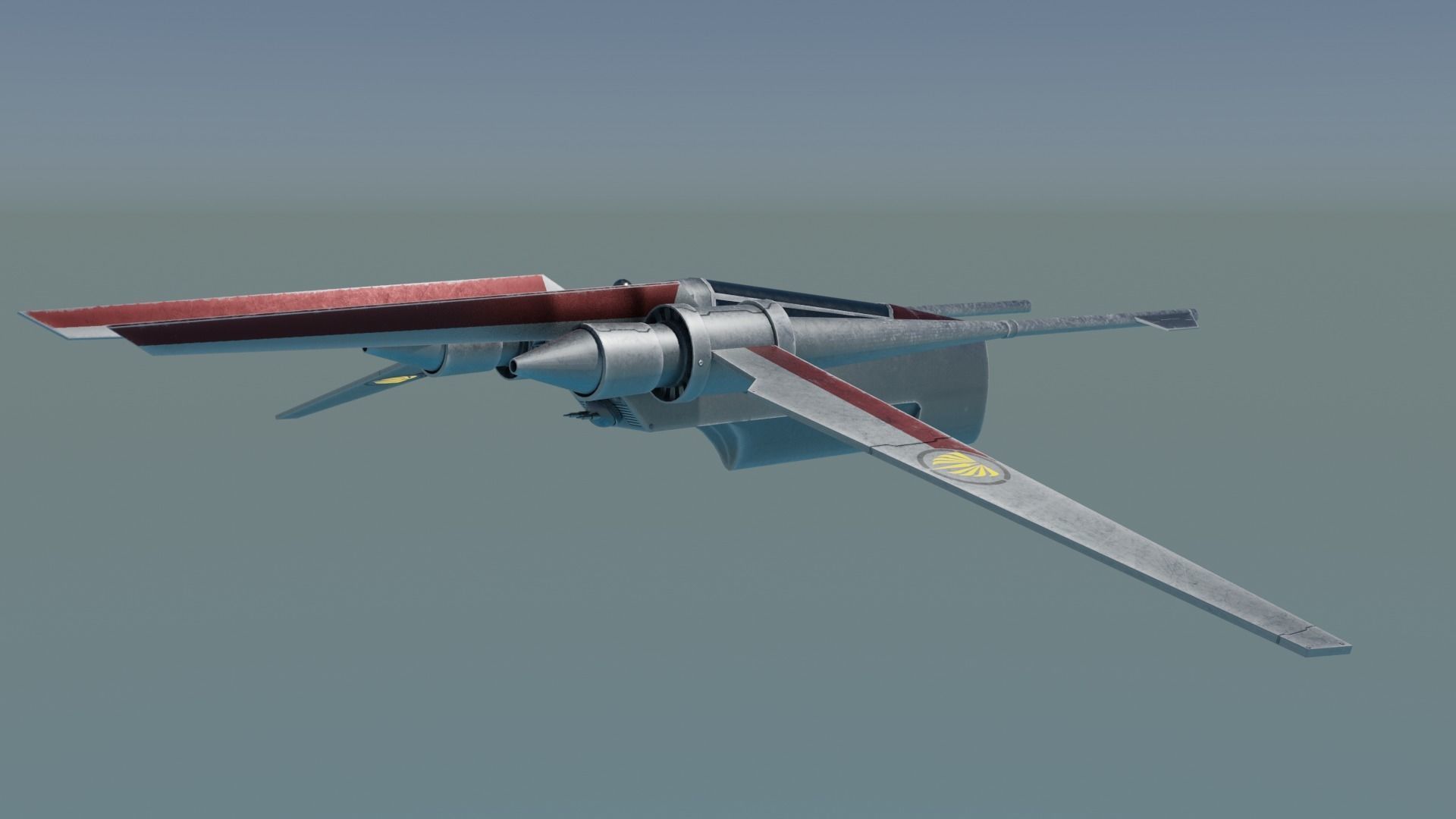 3D model Jedi Vector Star Fighter- Star wars Highrepublic VR / AR / low ...