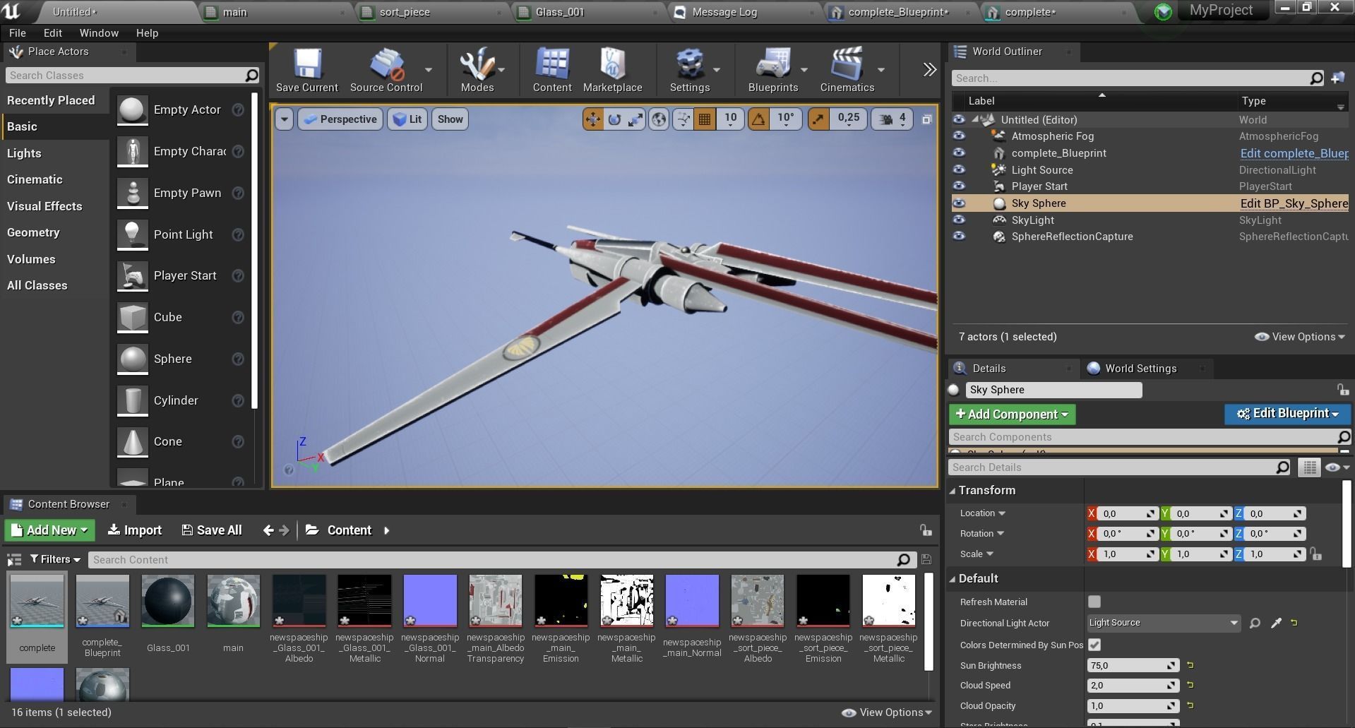 3D model Jedi Vector Star Fighter- Star wars Highrepublic VR / AR / low ...