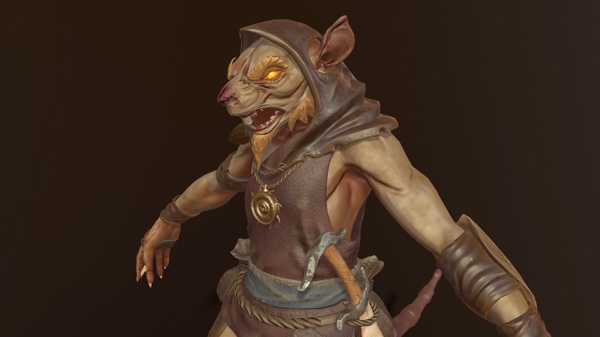 3D model Rat Thief VR / AR / low-poly | CGTrader