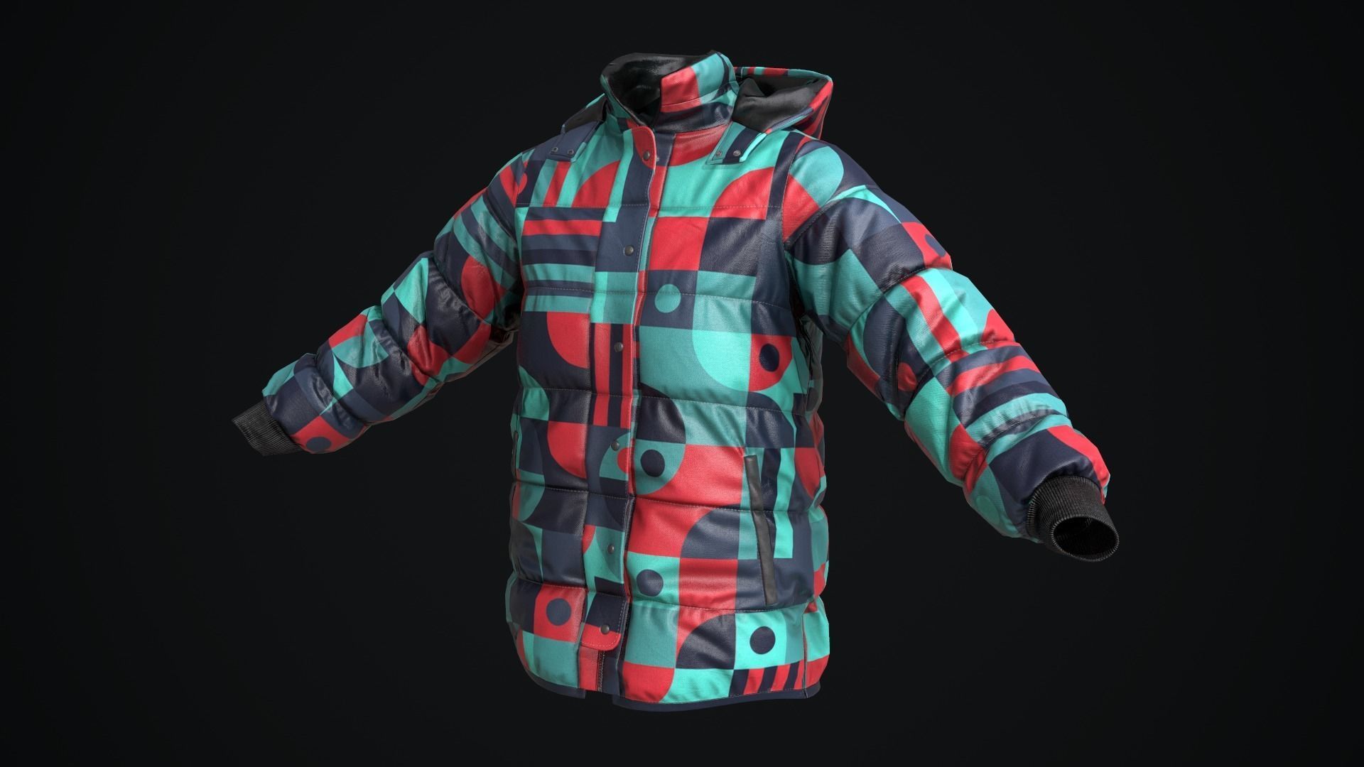 3D Model Collection Winter jackets pack VR / AR / low-poly | CGTrader