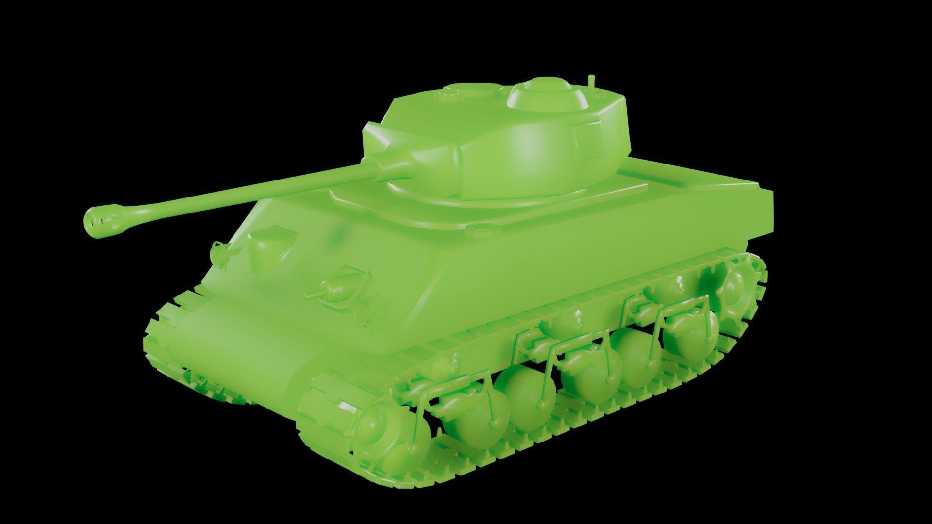 Green Army Man Tank -Toy Tank- 3D Model 3D model | CGTrader