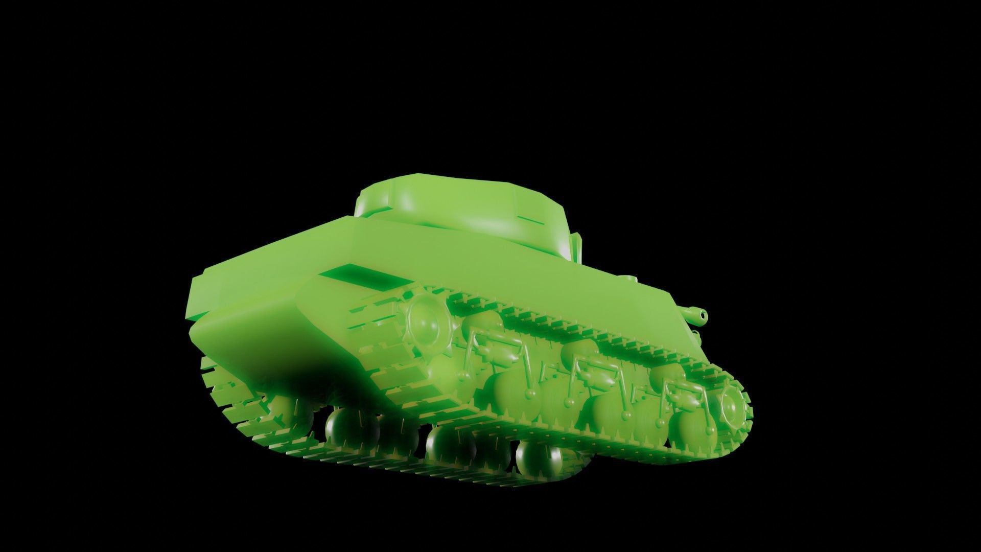 Green Army Man Tank -Toy Tank- 3D Model 3D model | CGTrader