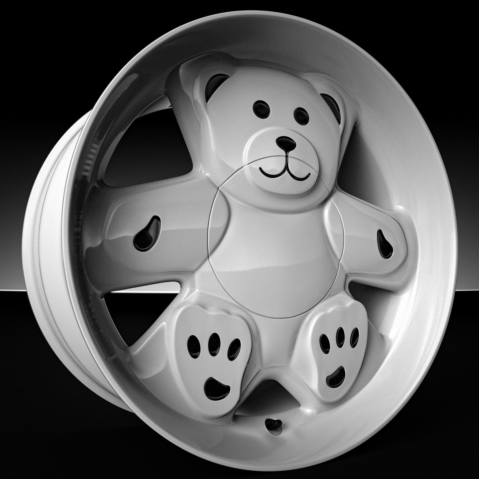 Ronal Teddy Bear 3D model | CGTrader