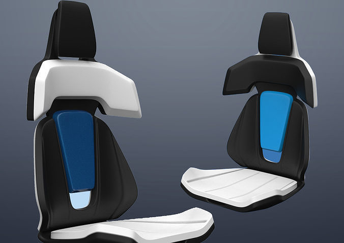 Opulenza - Sportified luxury car seat concept design 3d model 3D model ...