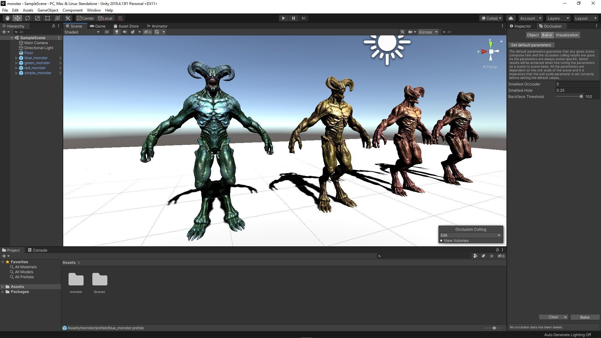 3D model Monster Executioner VR / AR / low-poly rigged animated | CGTrader
