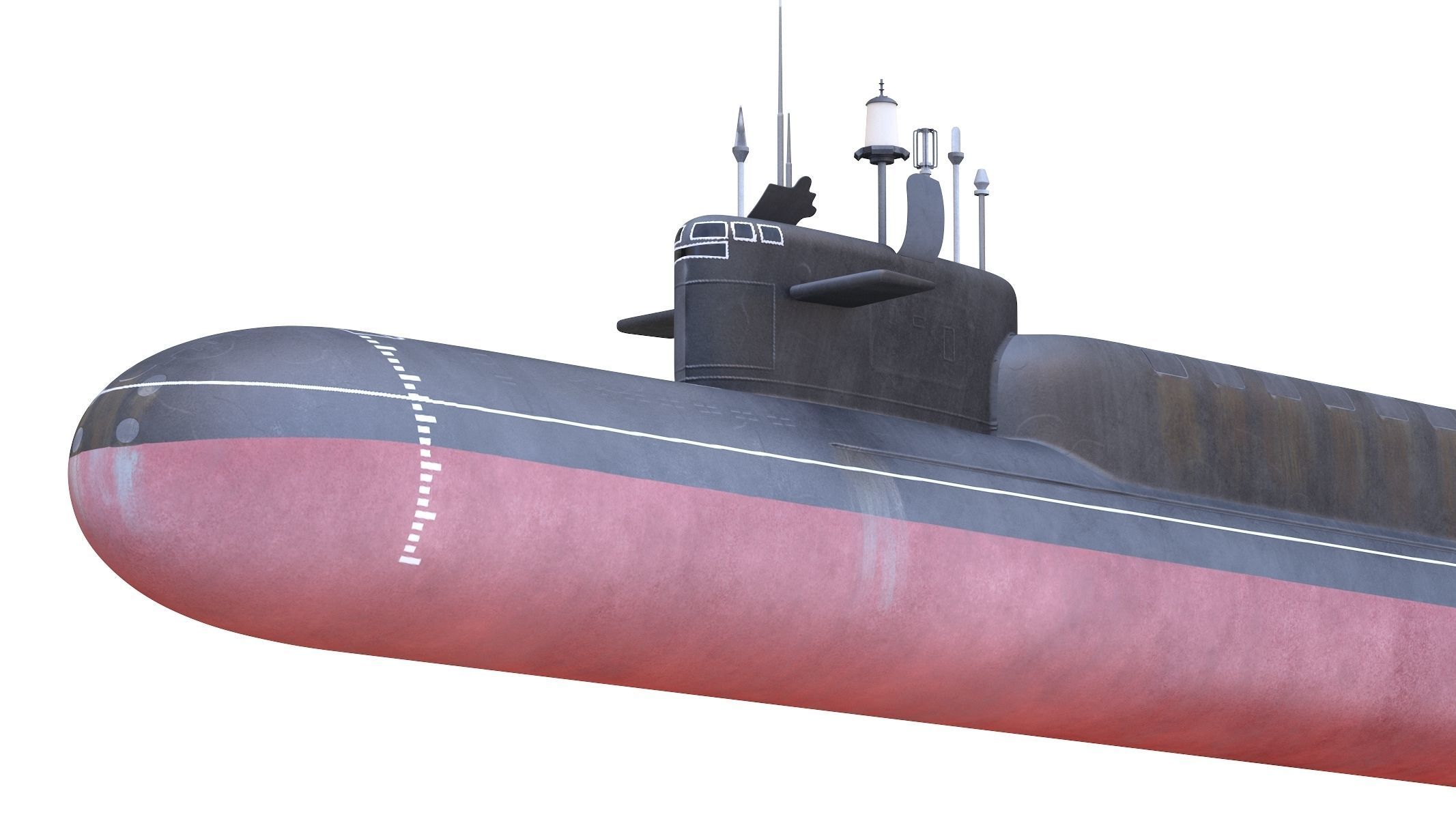 Russian Nuclear Strategic Submarine Delta IV Class 3D model | CGTrader