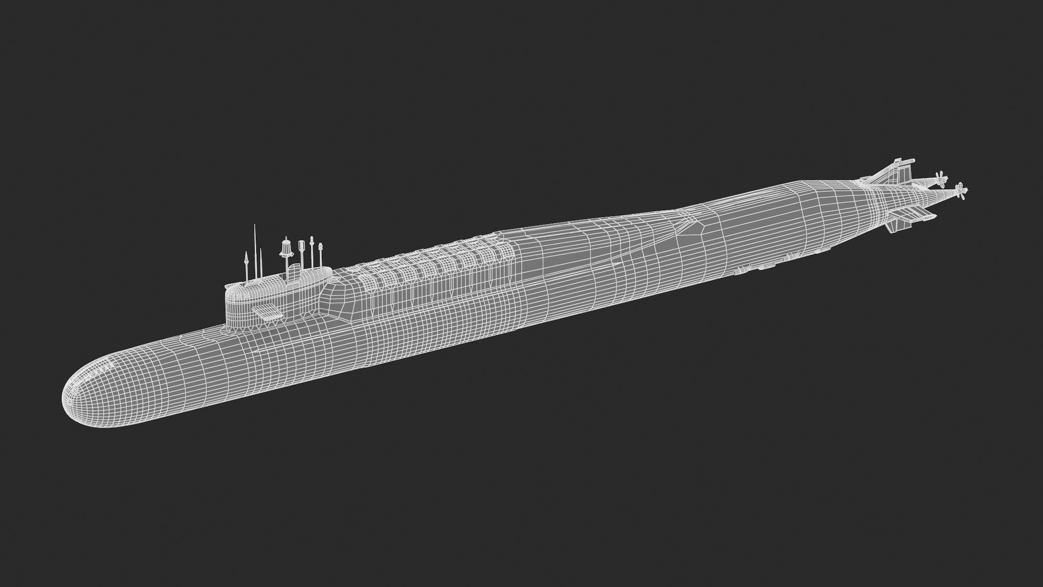Russian Nuclear Strategic Submarine Delta IV Class 3D model | CGTrader