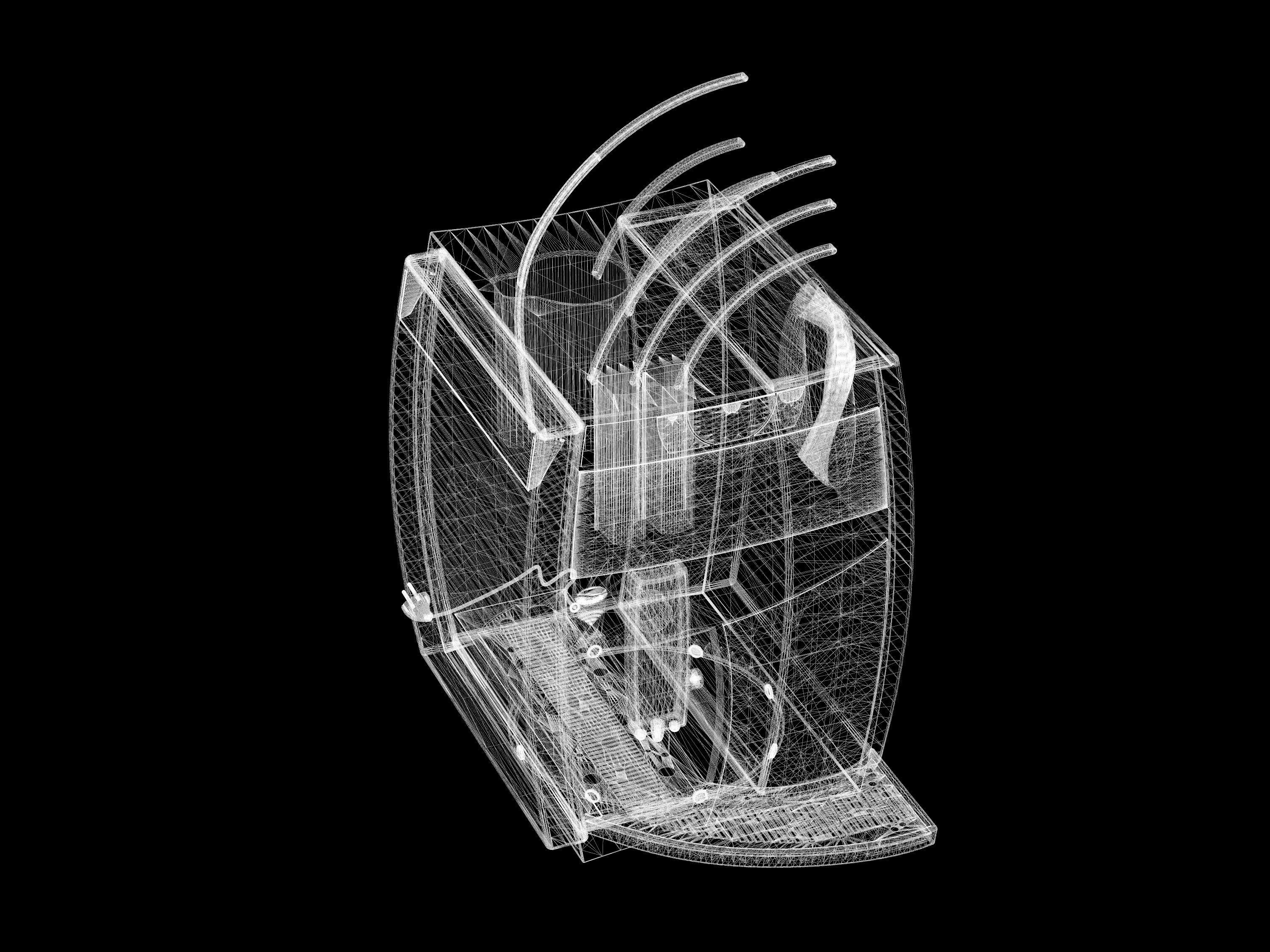 Fully automated smart coffee machine 3D model | CGTrader