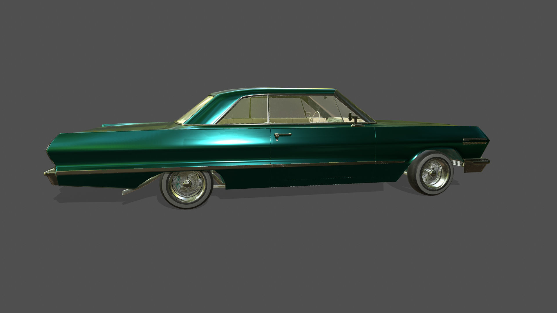 3D model Chevrolet Impala 1963 VR / AR / low-poly | CGTrader