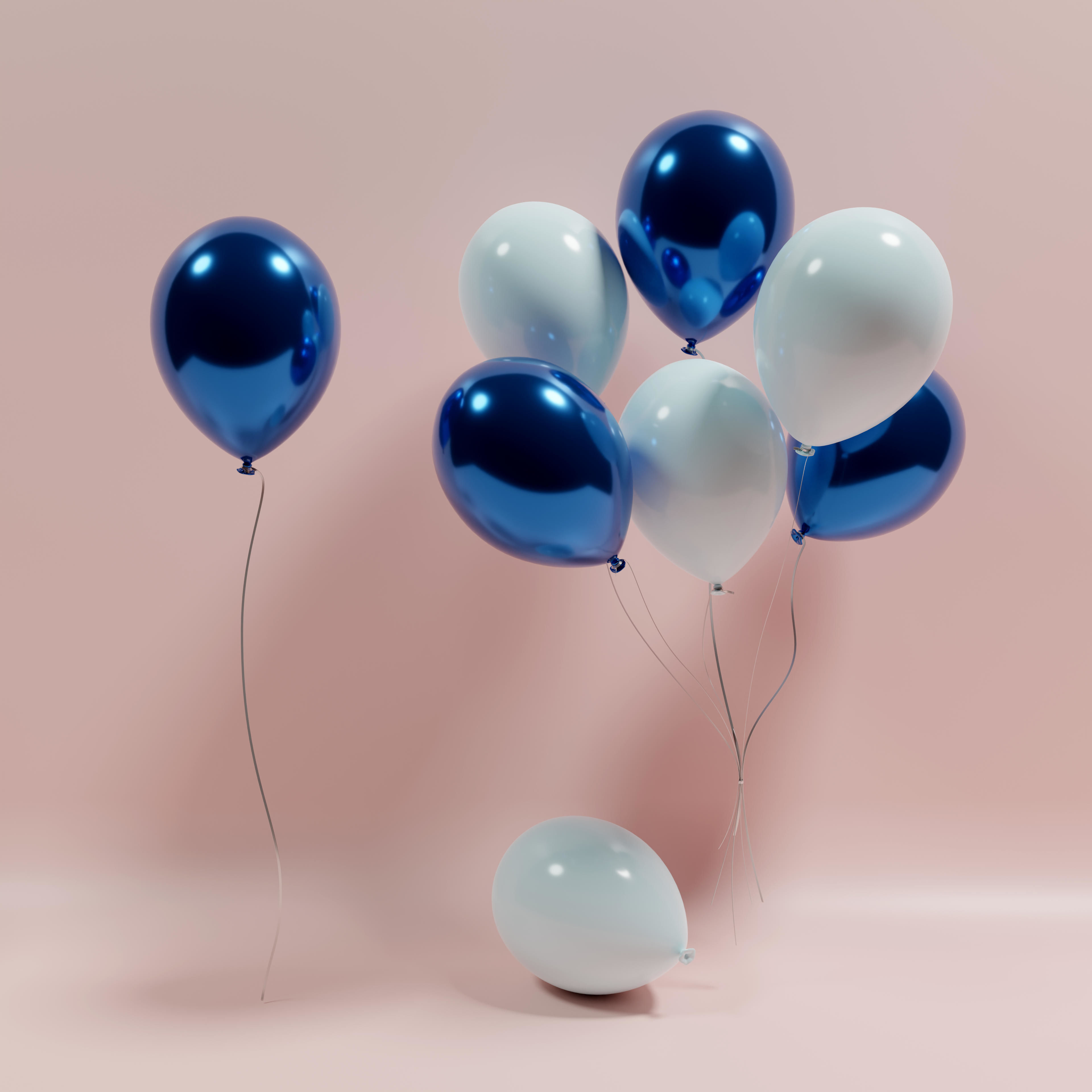 Balloon balloons 3D model | CGTrader