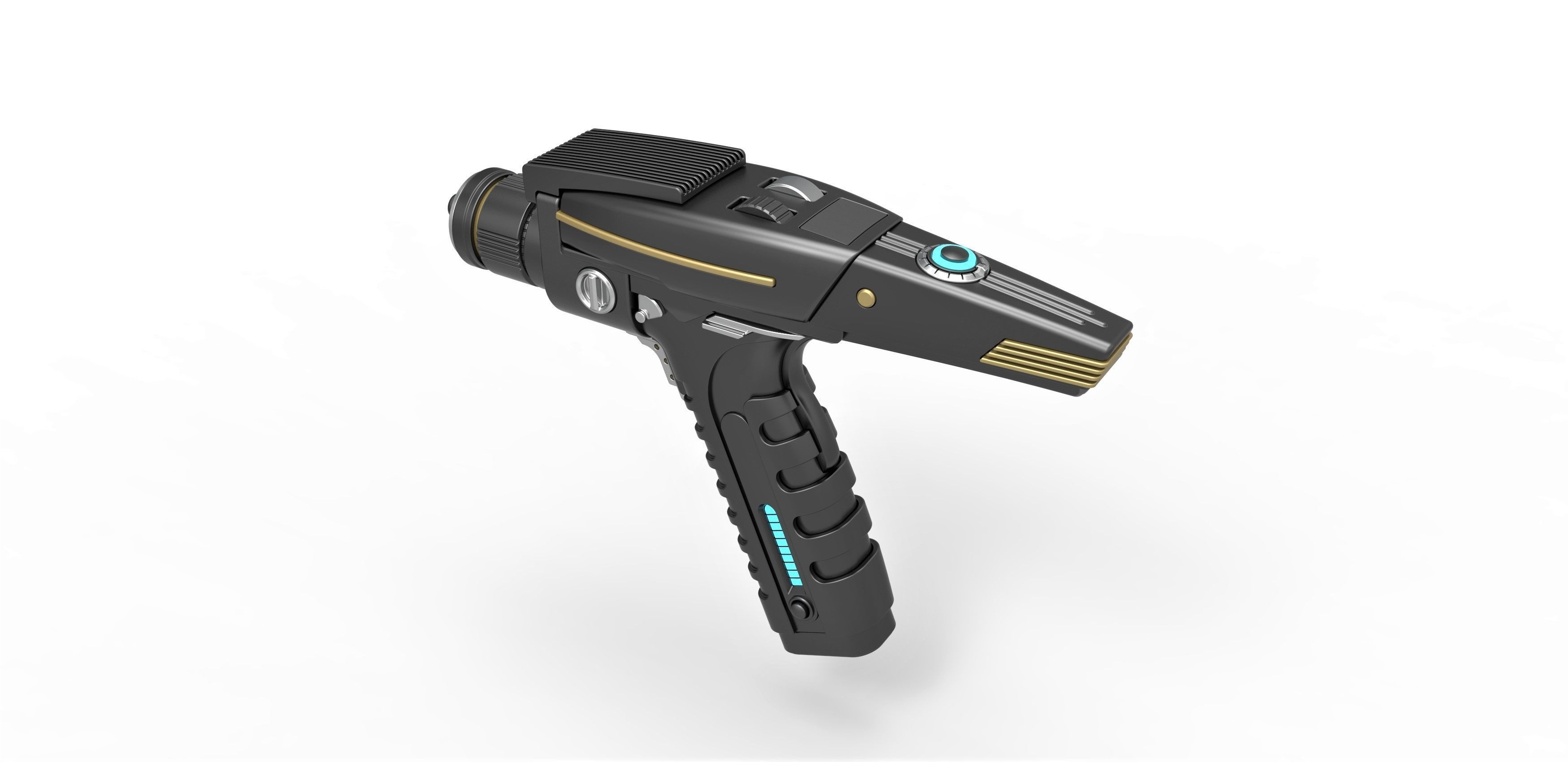 Phaser pistol version 2 from Star Trek Discovery TV series 3D model ...