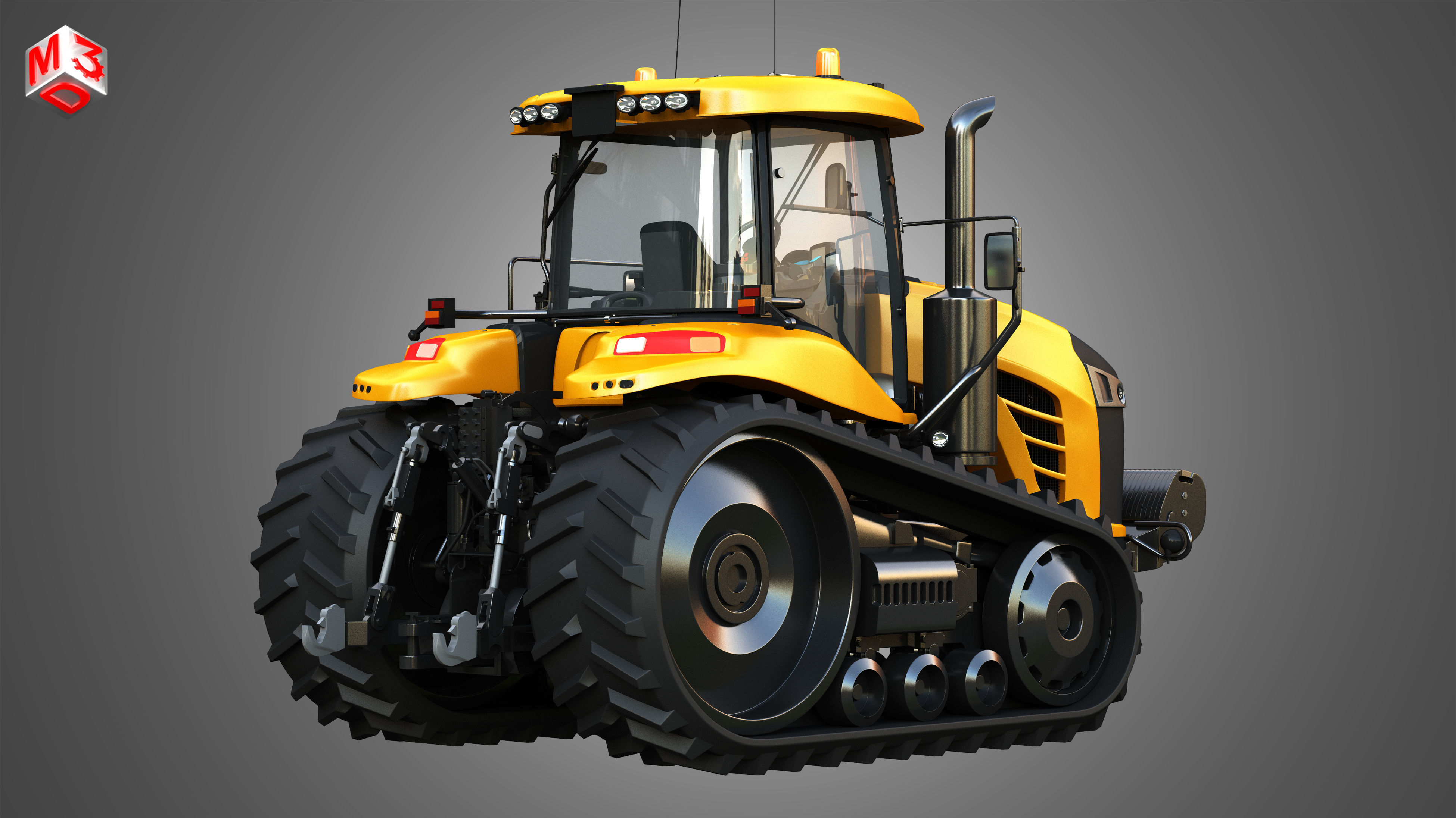 Challenger - MT700E Tractor 3D model | CGTrader