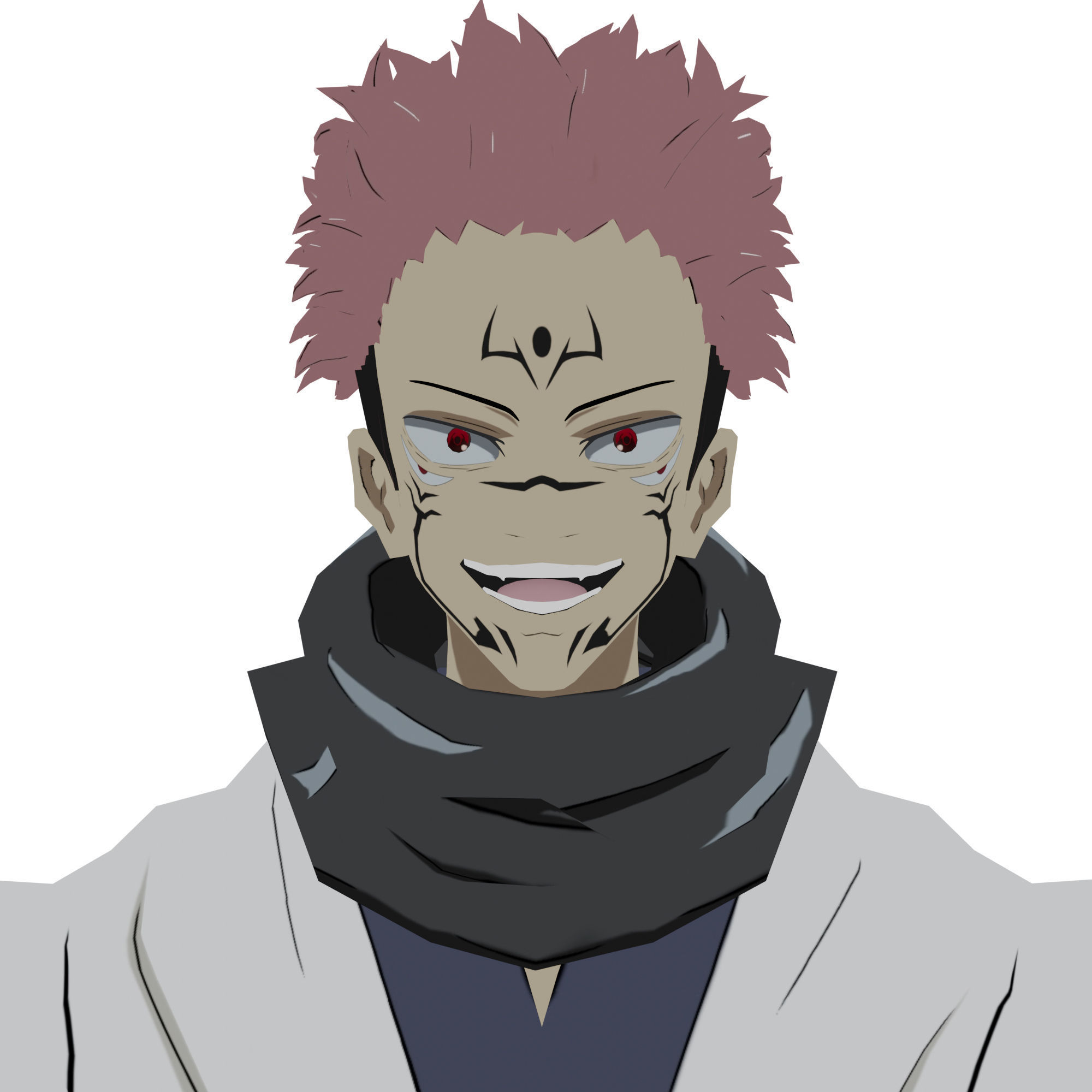 3D model Sukuna - Jujutsu Kaisen VR / AR / low-poly | CGTrader
