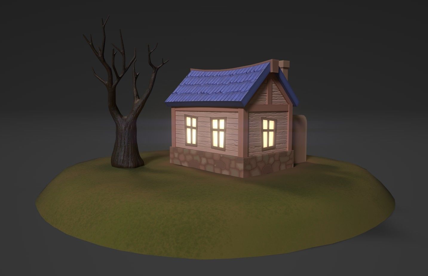 3D model Low-poly stylized bakery scene VR / AR / low-poly | CGTrader