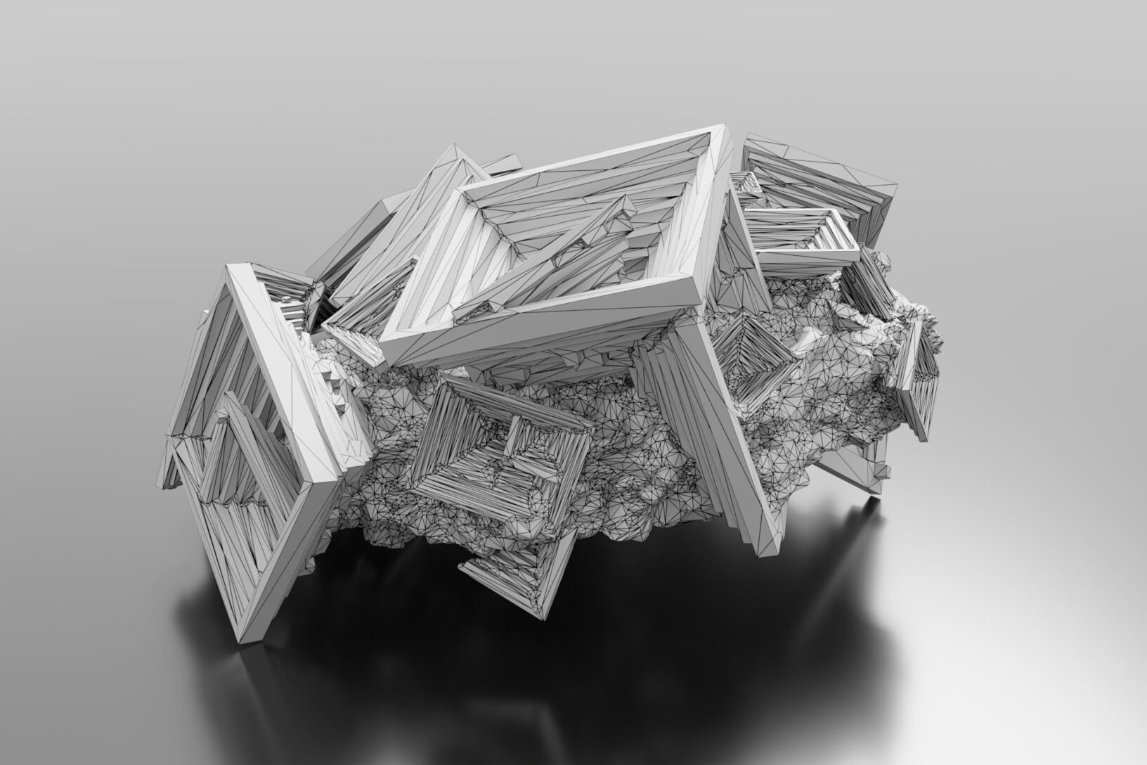 Bismuth Crystals 3D model | CGTrader