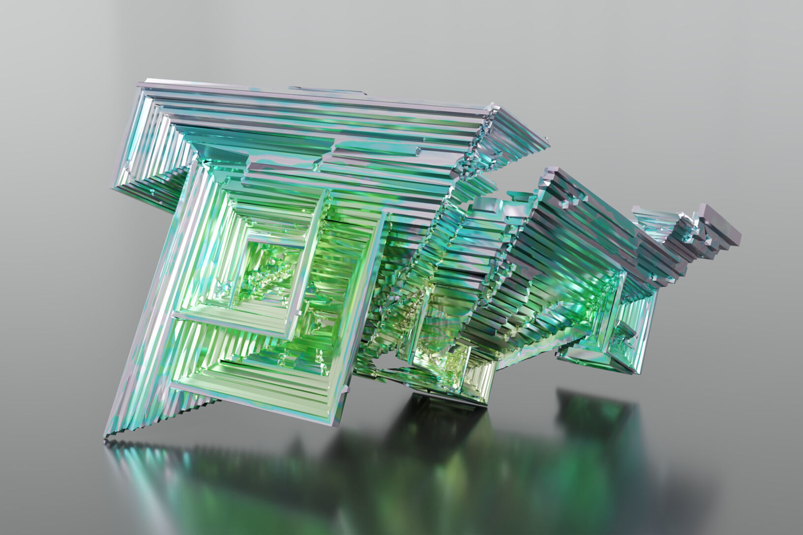 Bismuth Crystals 3D model | CGTrader
