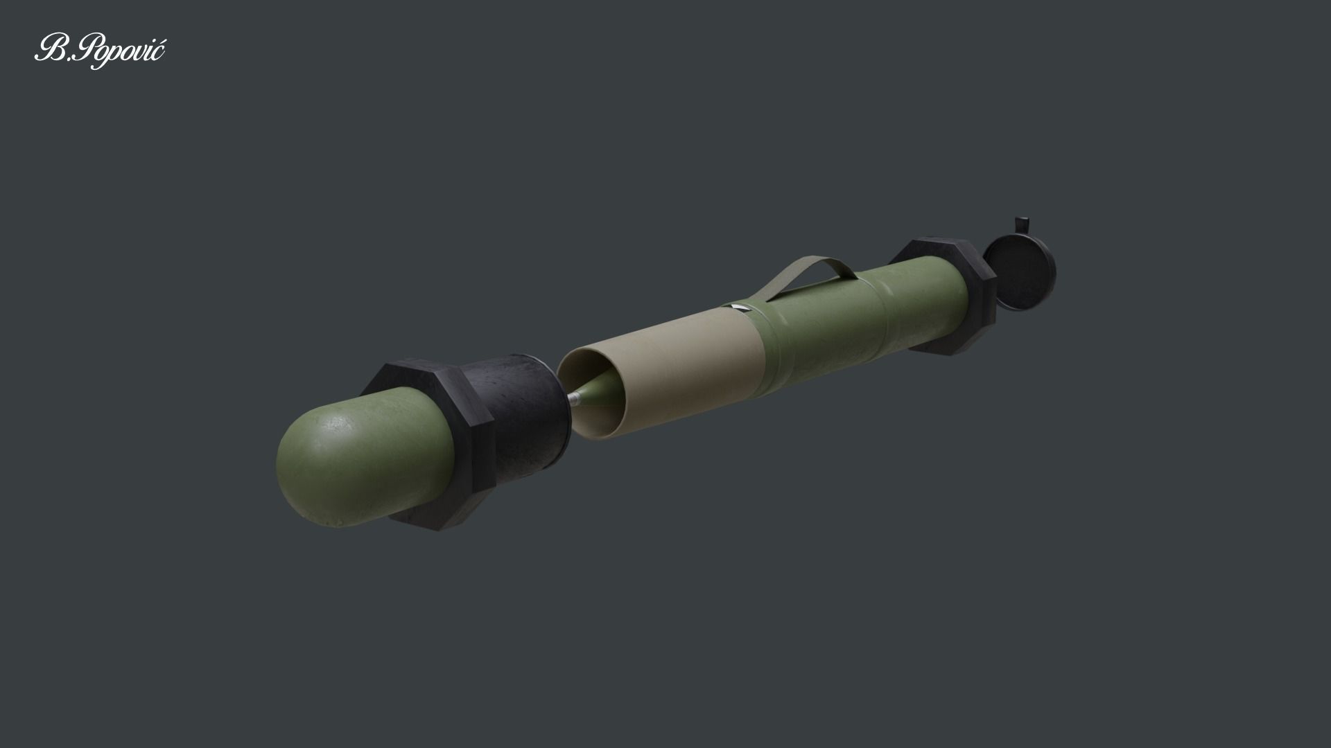 M79 Osa Rocket Launcher 3D model | CGTrader
