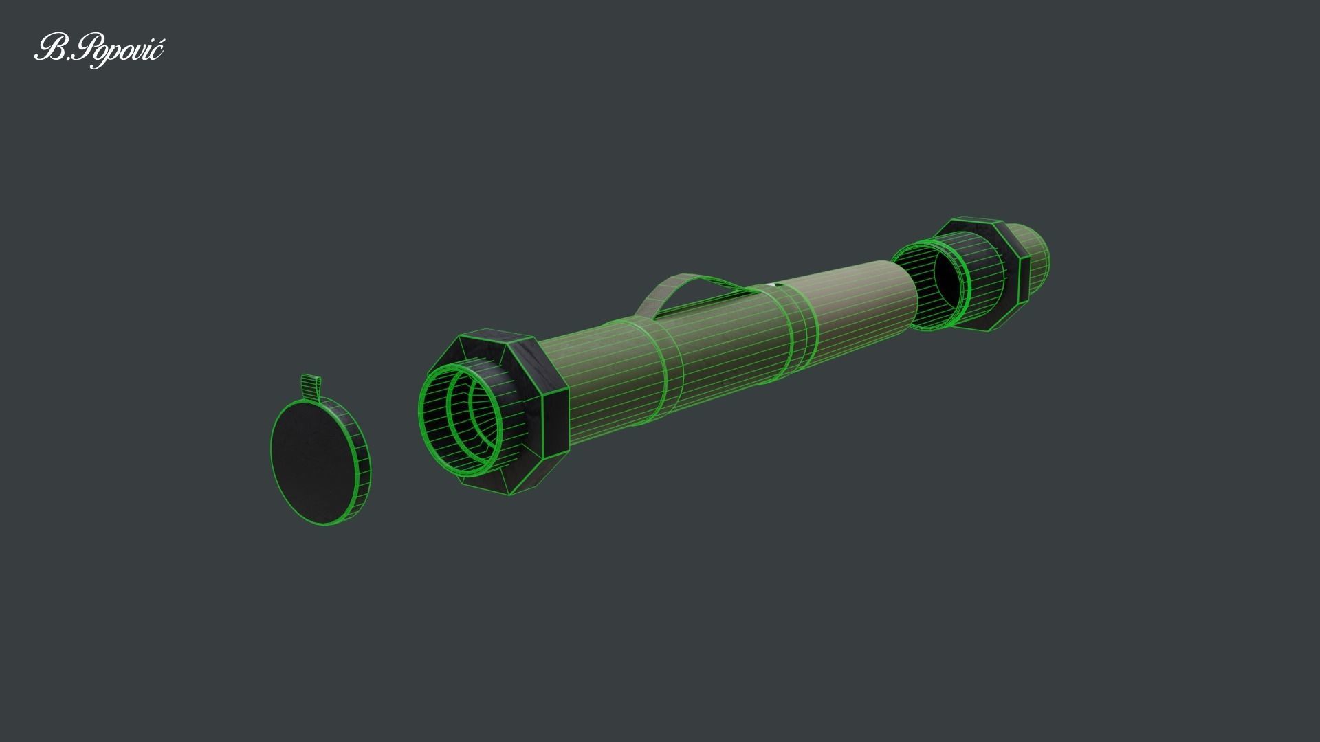 M79 Osa Rocket Launcher 3D model | CGTrader