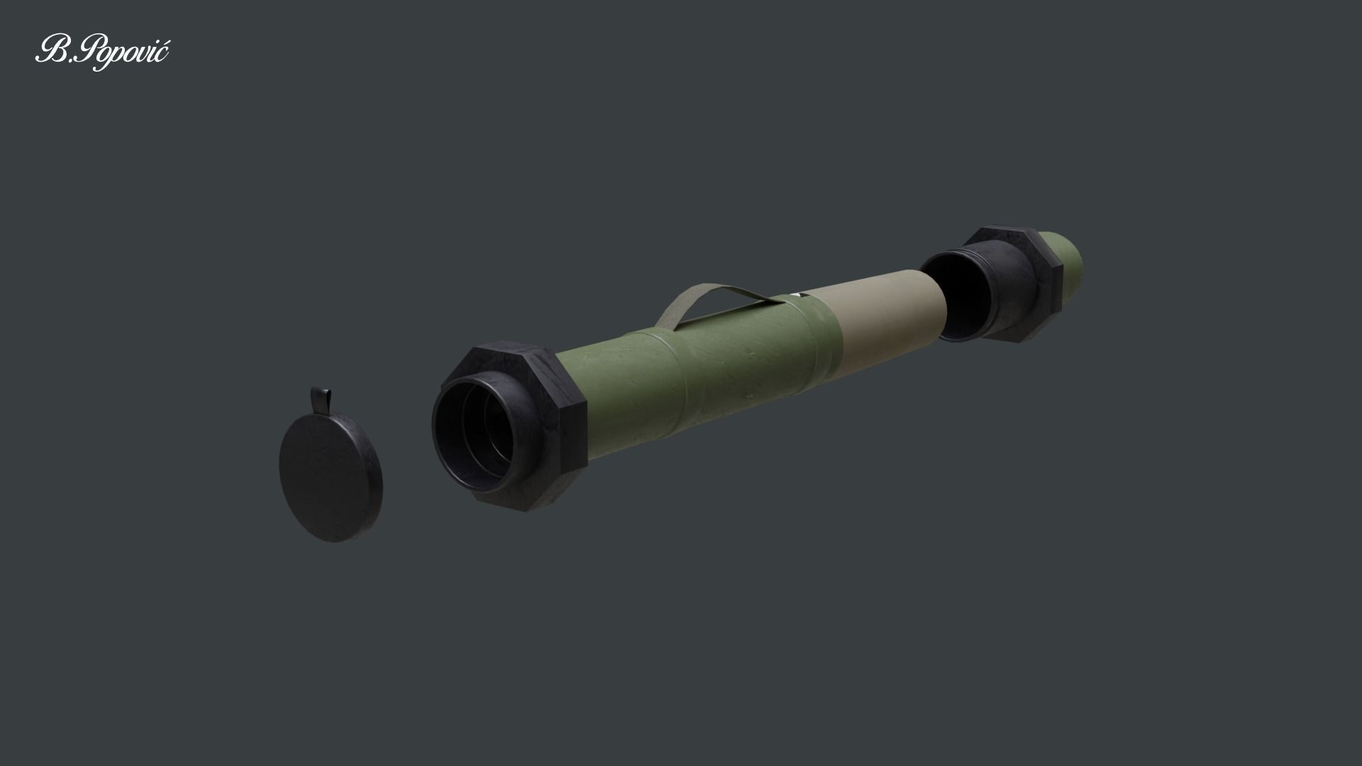 M79 Osa Rocket Launcher 3D model | CGTrader