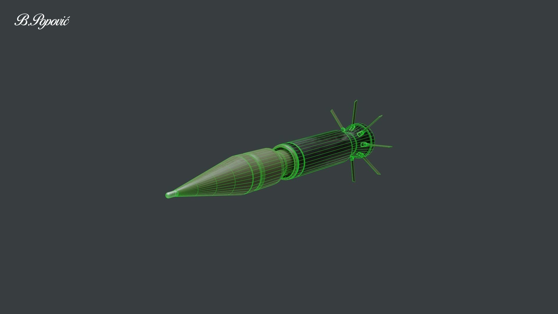 M79 Osa Rocket Launcher 3D model | CGTrader