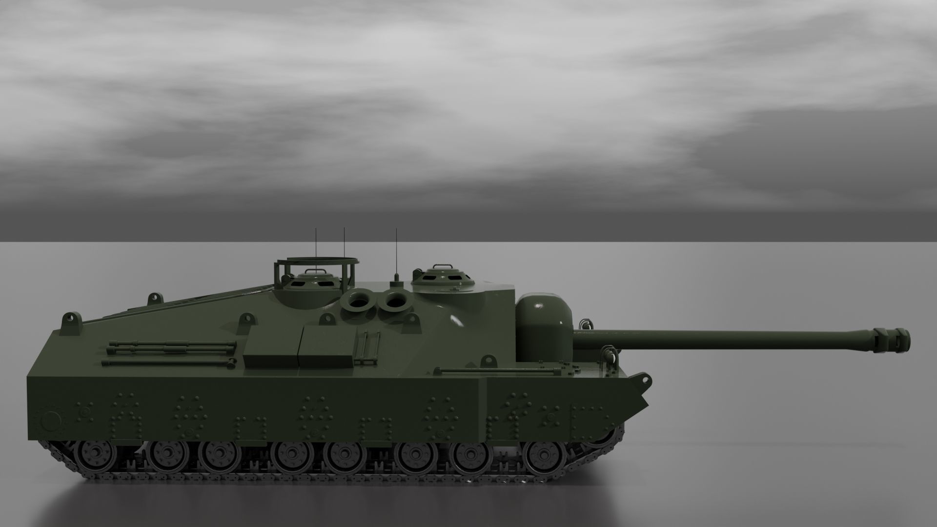 T28 Super-Heavy Tank 3D model | CGTrader