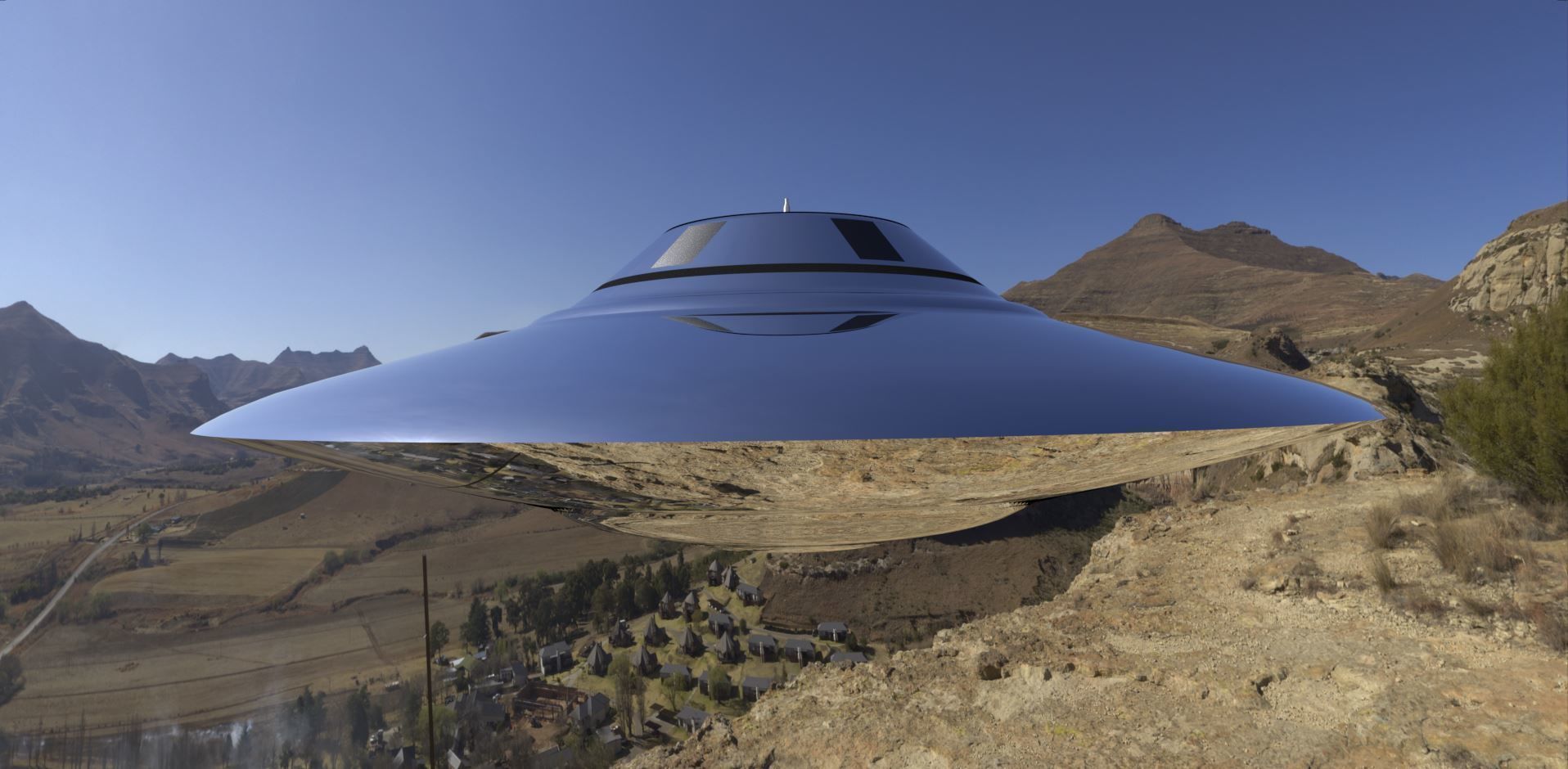 Bob Lazar Sport Model Flying Saucer 3D model | CGTrader