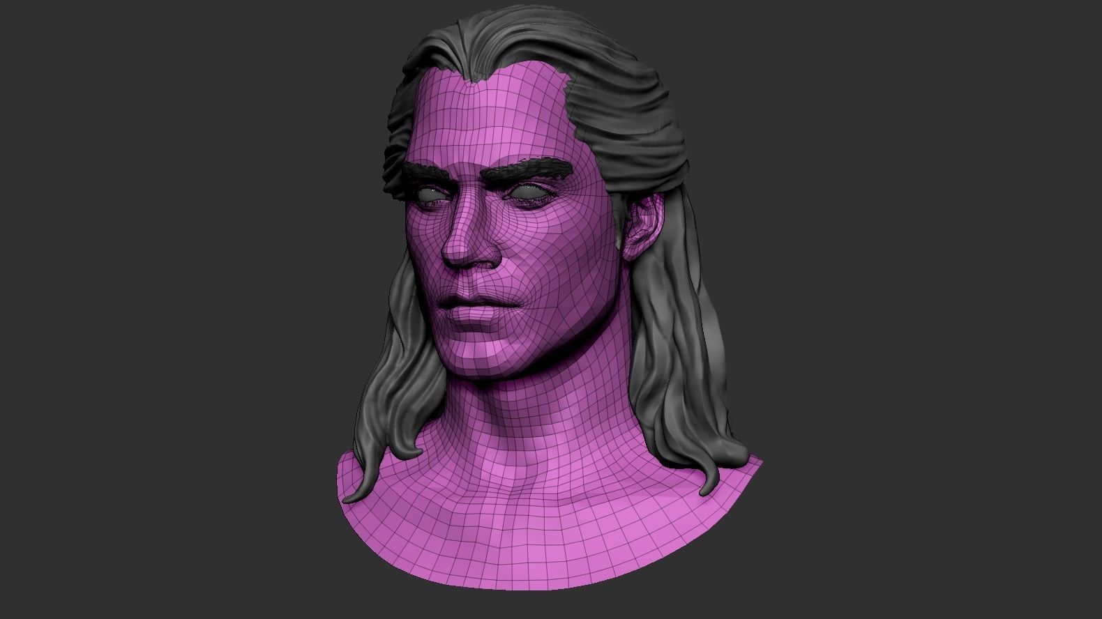 witcher Henry Cavill 3D model | CGTrader