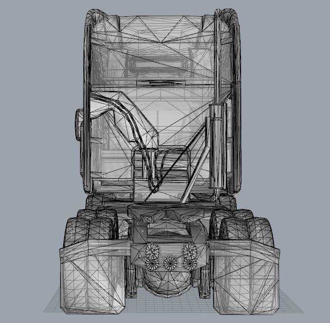 Truck 3D Print Model - freight argosy 3D model 3D printable | CGTrader