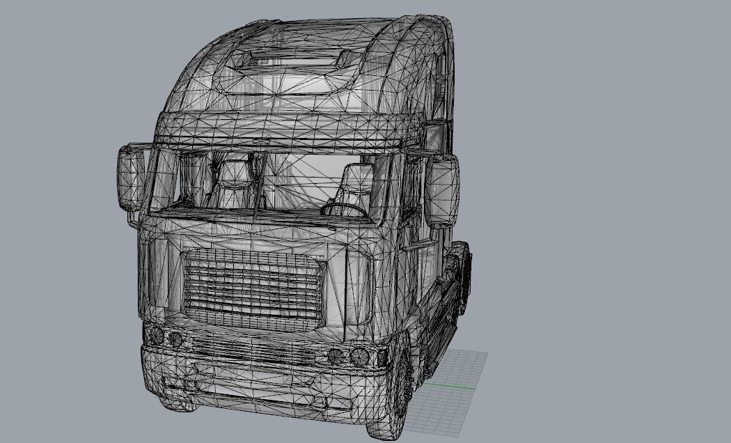 Truck 3D Print Model - freight argosy 3D model 3D printable | CGTrader