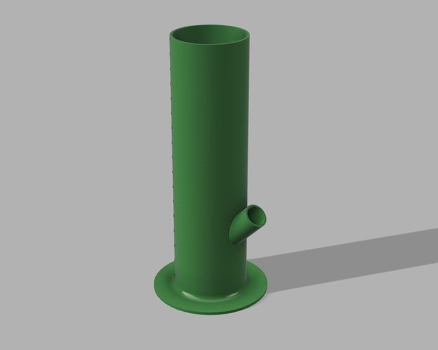 Simple Bong 3D model 3D printable | CGTrader