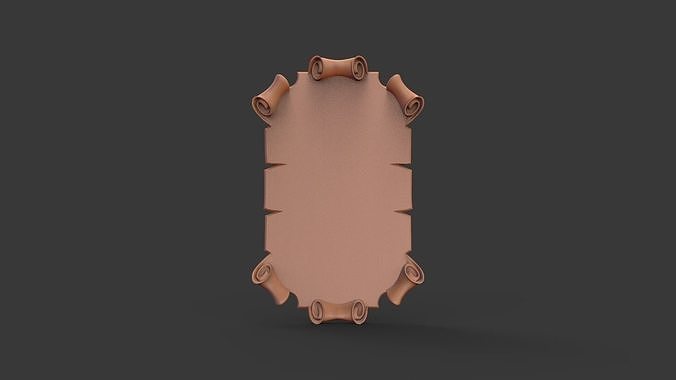 Parchment 3D model 3D printable | CGTrader