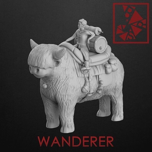 WANDERER 1 ROLE CHARACTERS 3D model 3D printable | CGTrader